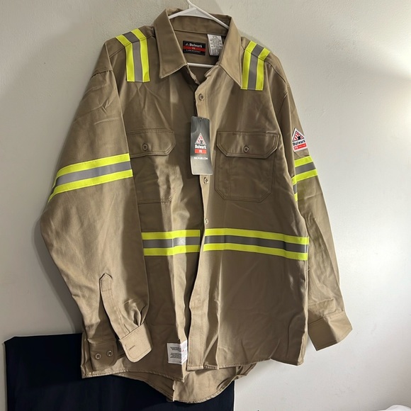 BULWARK | Shirts | New Mens Midweight Fr Enhanced Visibility Uniform ...
